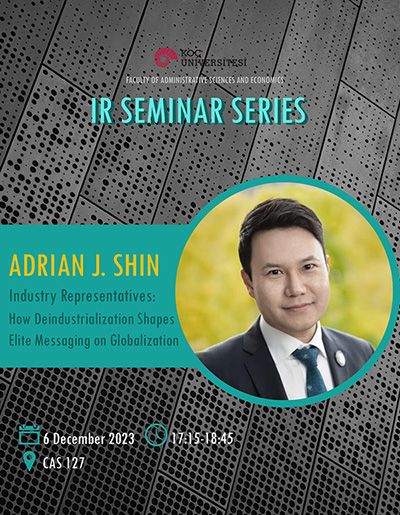 International Relations Seminar Series - College of Administrative ...